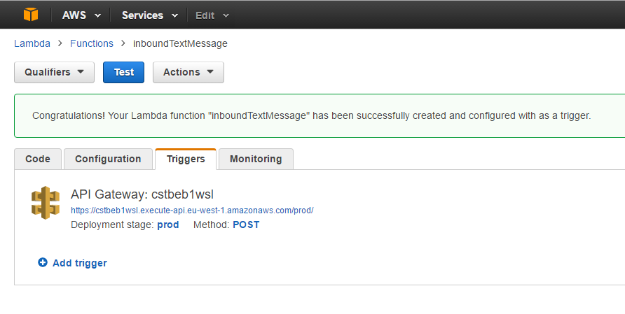 Edge Cloud - Processing Flowroute text messages with AWS Lambda